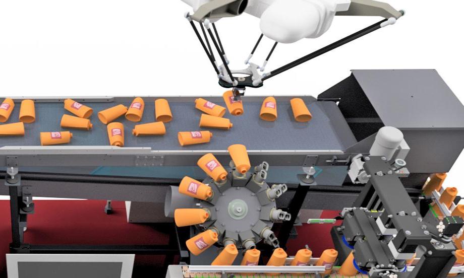 Plastic bottle unscramblers, silos and air conveyors - Posimat